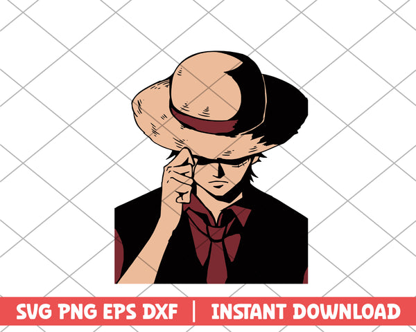 One piece luffy suit anime svg – svg files for cricut