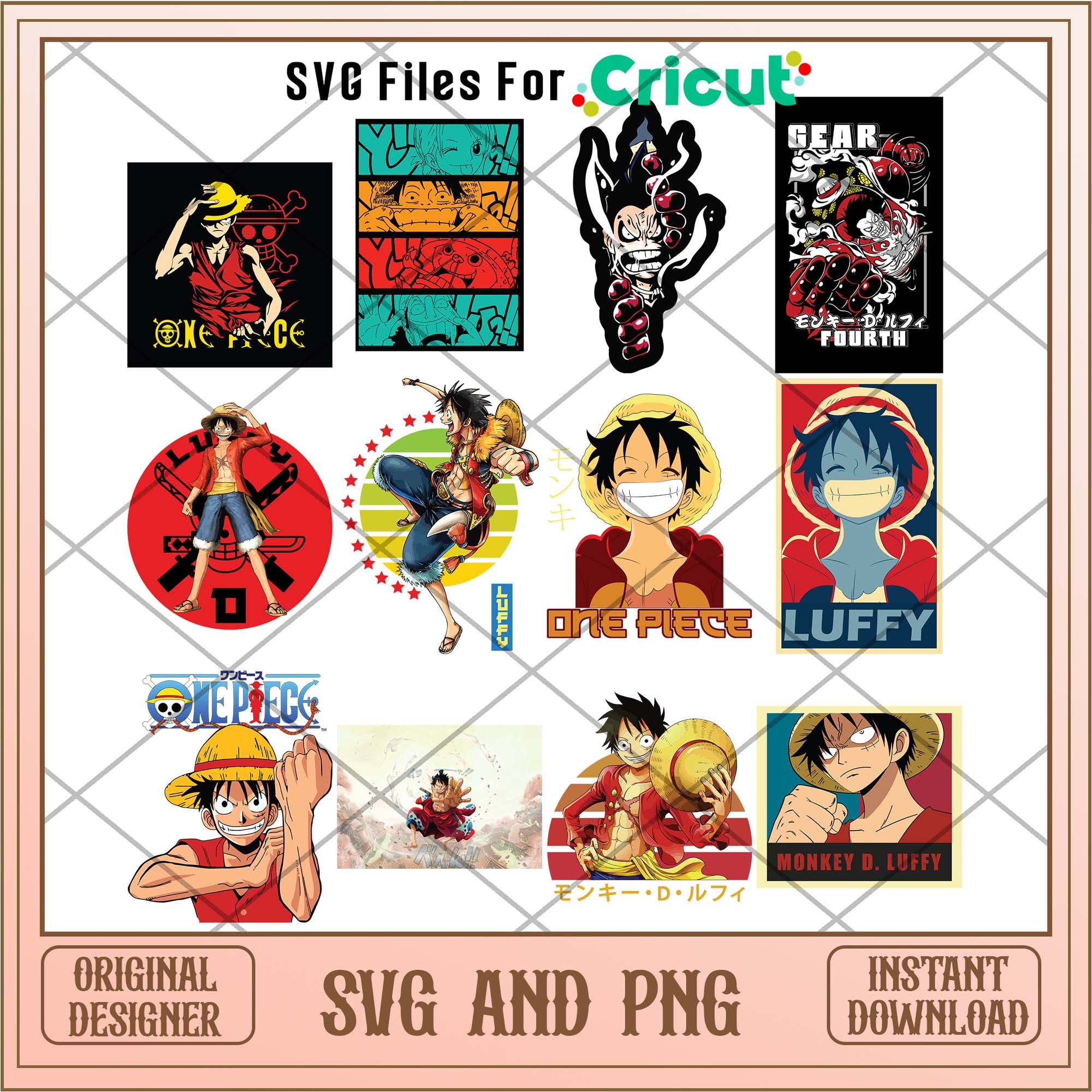 Anime One piece svg bundle, Luffy svg bundle - Svgfileforcricut – svg ...
