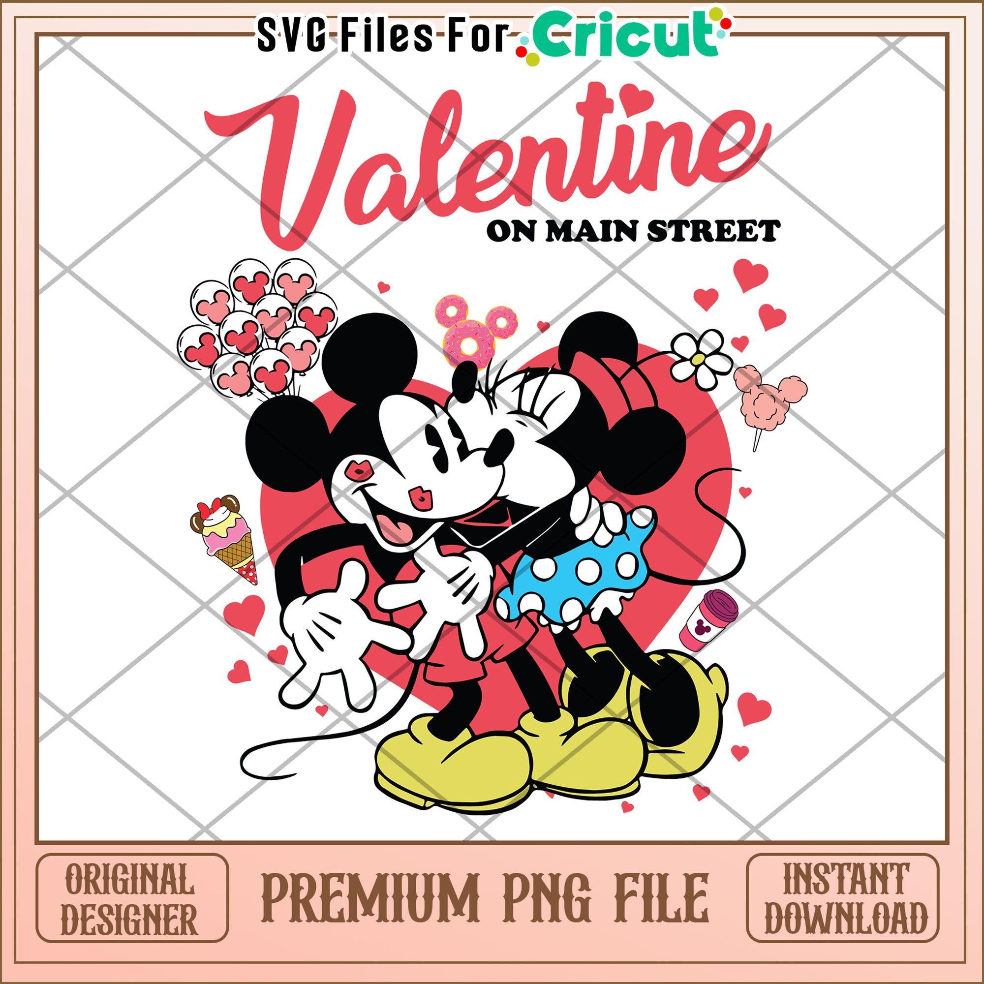 Option 1 (60 characters) Minnie Mickey Valentine PNG Download – svg ...