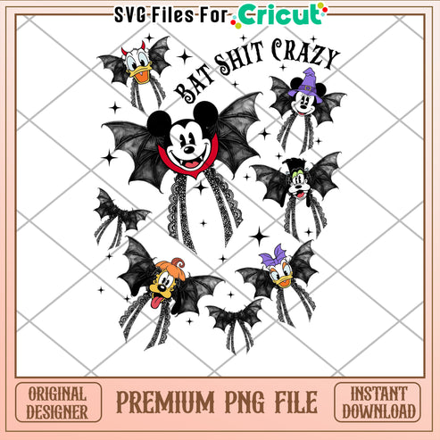 Option 1 (Focus on Halloween) Halloween Mickey Mouse Bat PNG Download ...