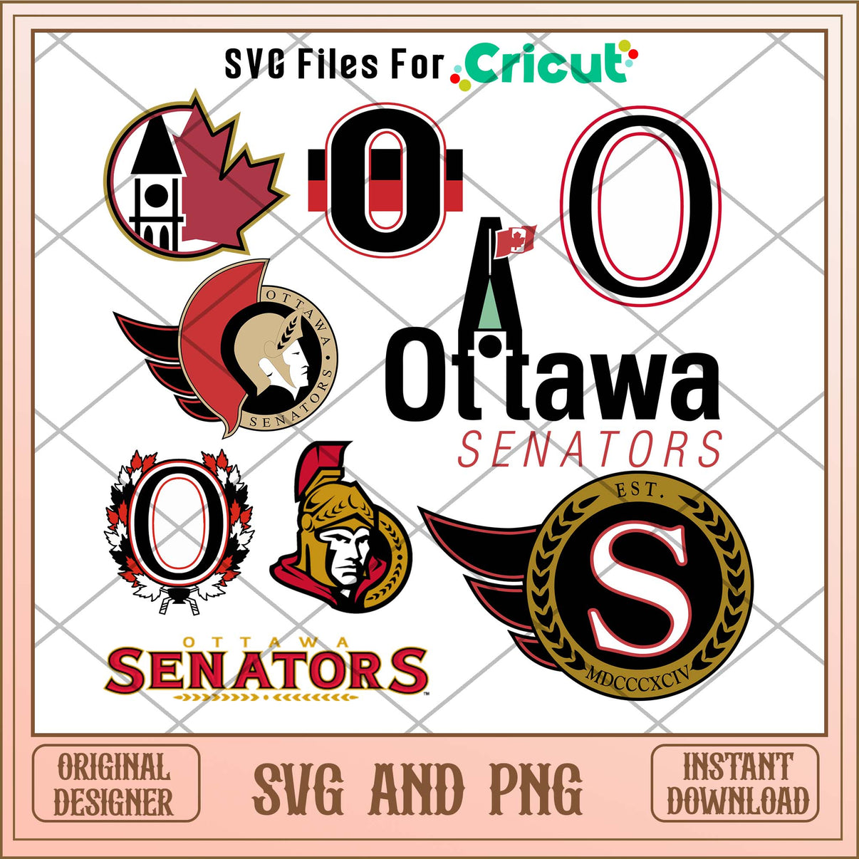 Ottawa Senators svg, Ottawa Senators svg bundle, NHL svg – svg files ...