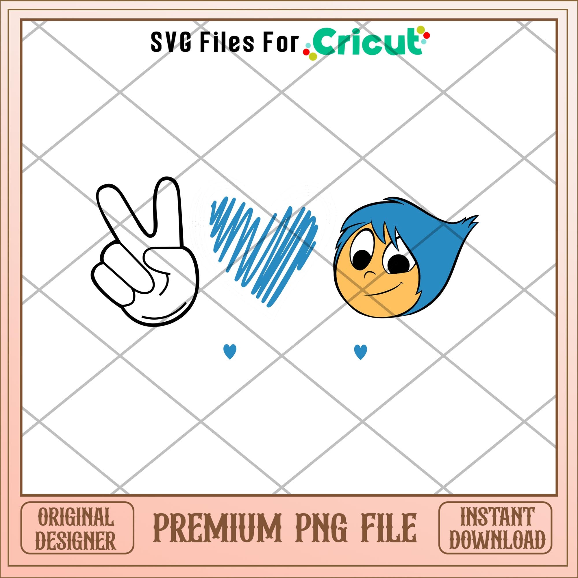 Inside out 2 peace love joy png – svg files for cricut