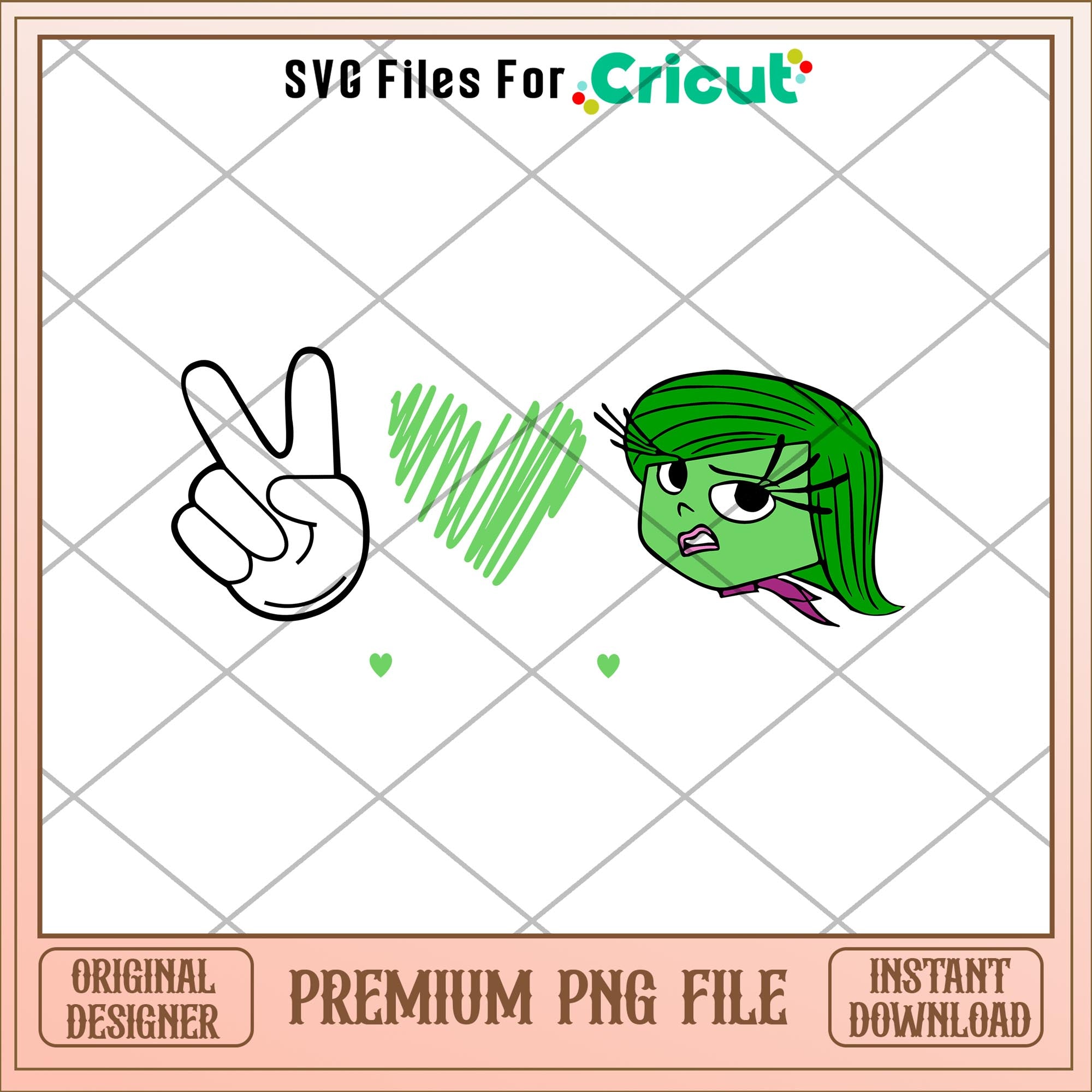 Inside out 2 peace love png – svg files for cricut
