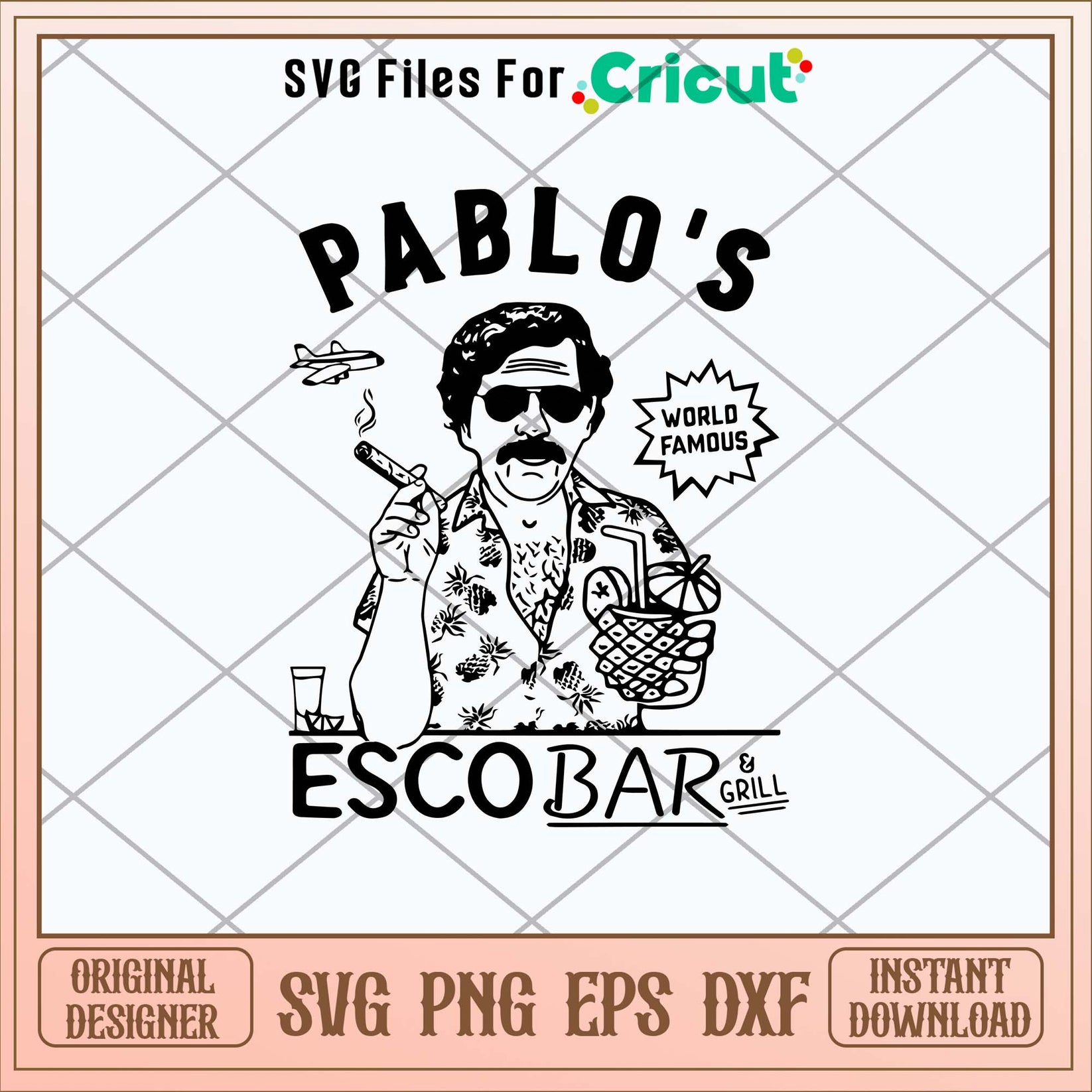 Pablo Escobar _ Grill Svg, Pablo Escobar Svg-Svgfilesforcricut – svg ...