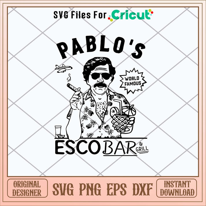 Pablo Escobar _ Grill Svg, Pablo Escobar Svg-Svgfilesforcricut – svg ...