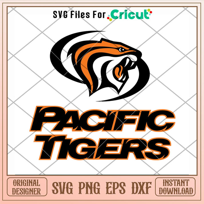 Pacific Tigers Logo Svg, Pacific Tigers Svg, NCAA Svg – svg files for ...