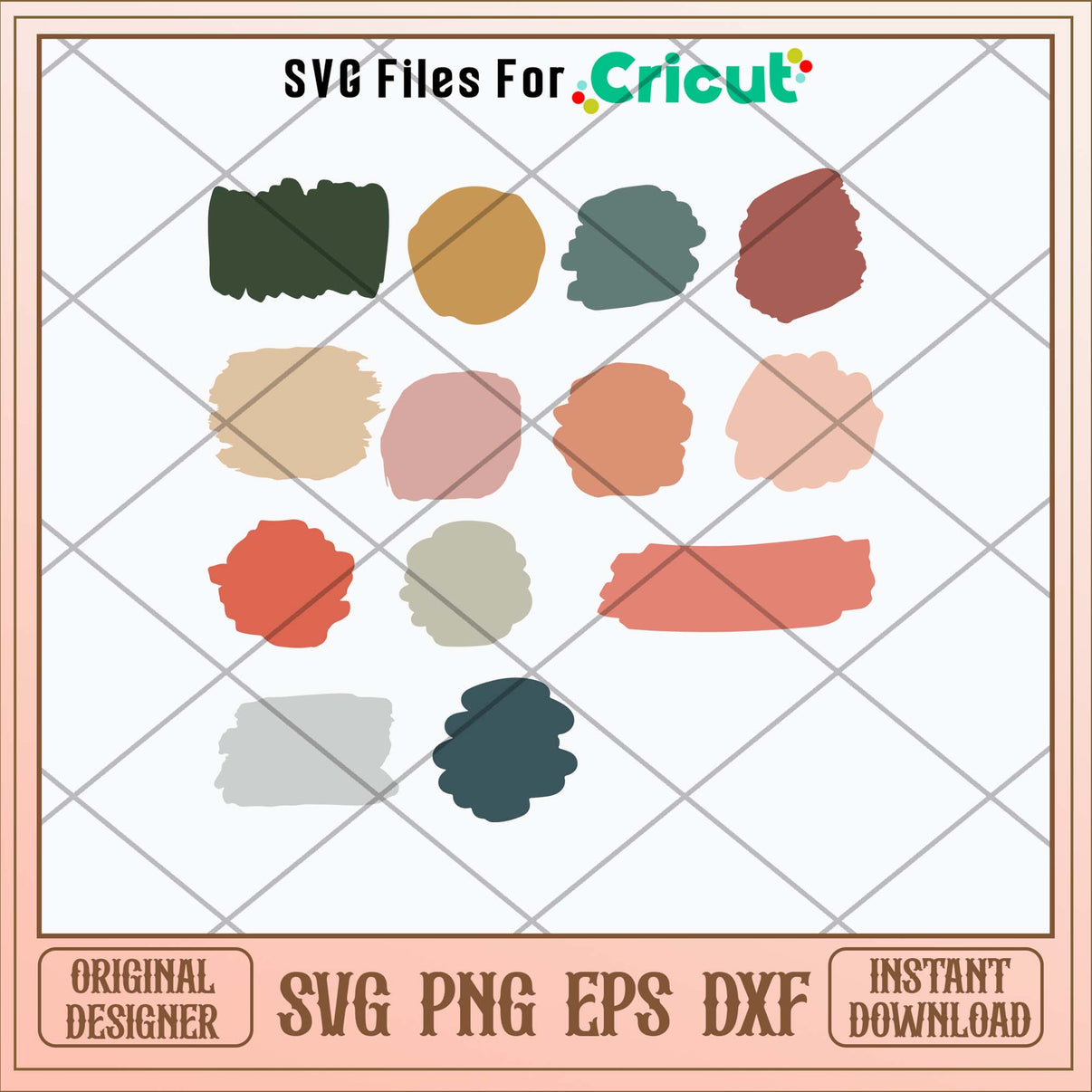 Paint brush stroke svg bundle hand drawn Svg, png dxf-Svgfilesforcricu ...
