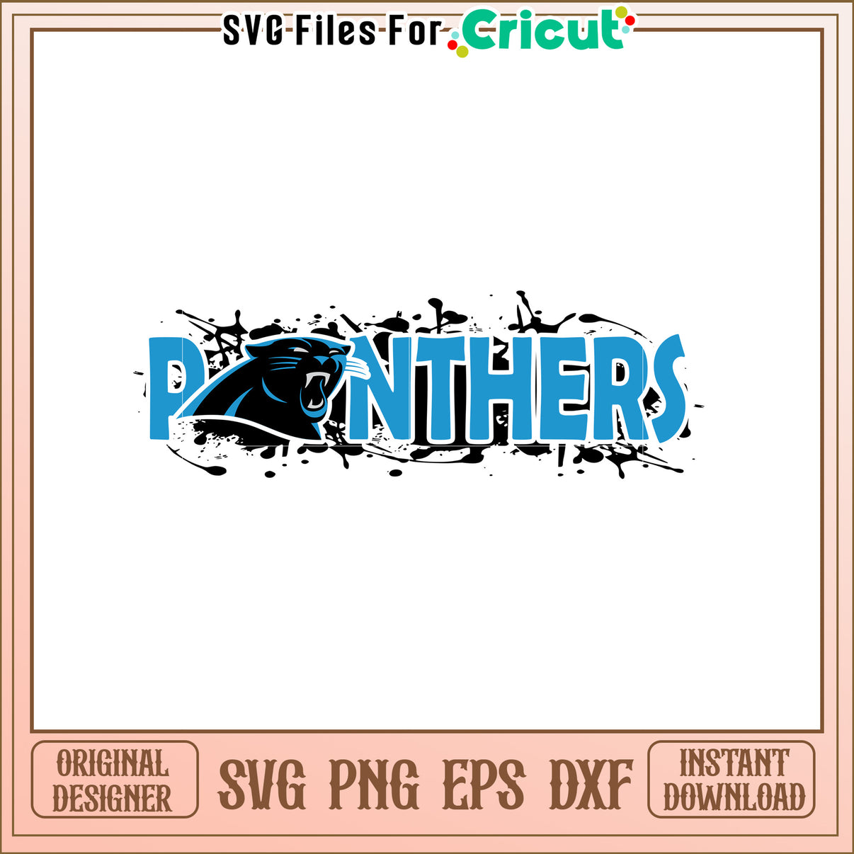 Panthers SVG Design Download – svg files for cricut