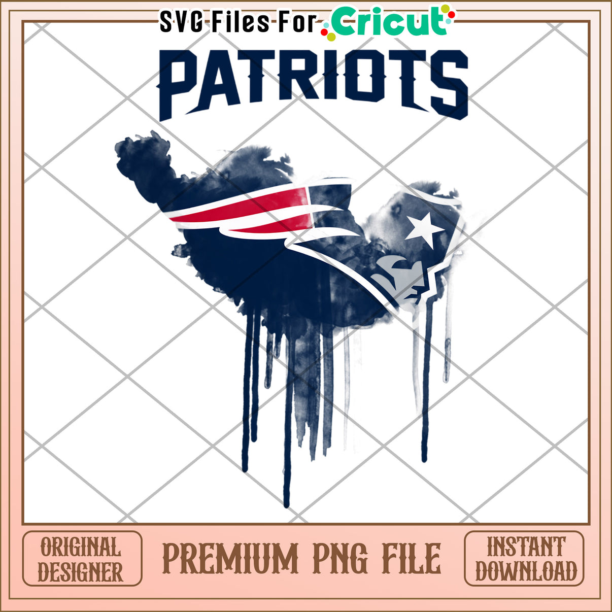 Patriots logo design for Cricut projects, instant download available ...