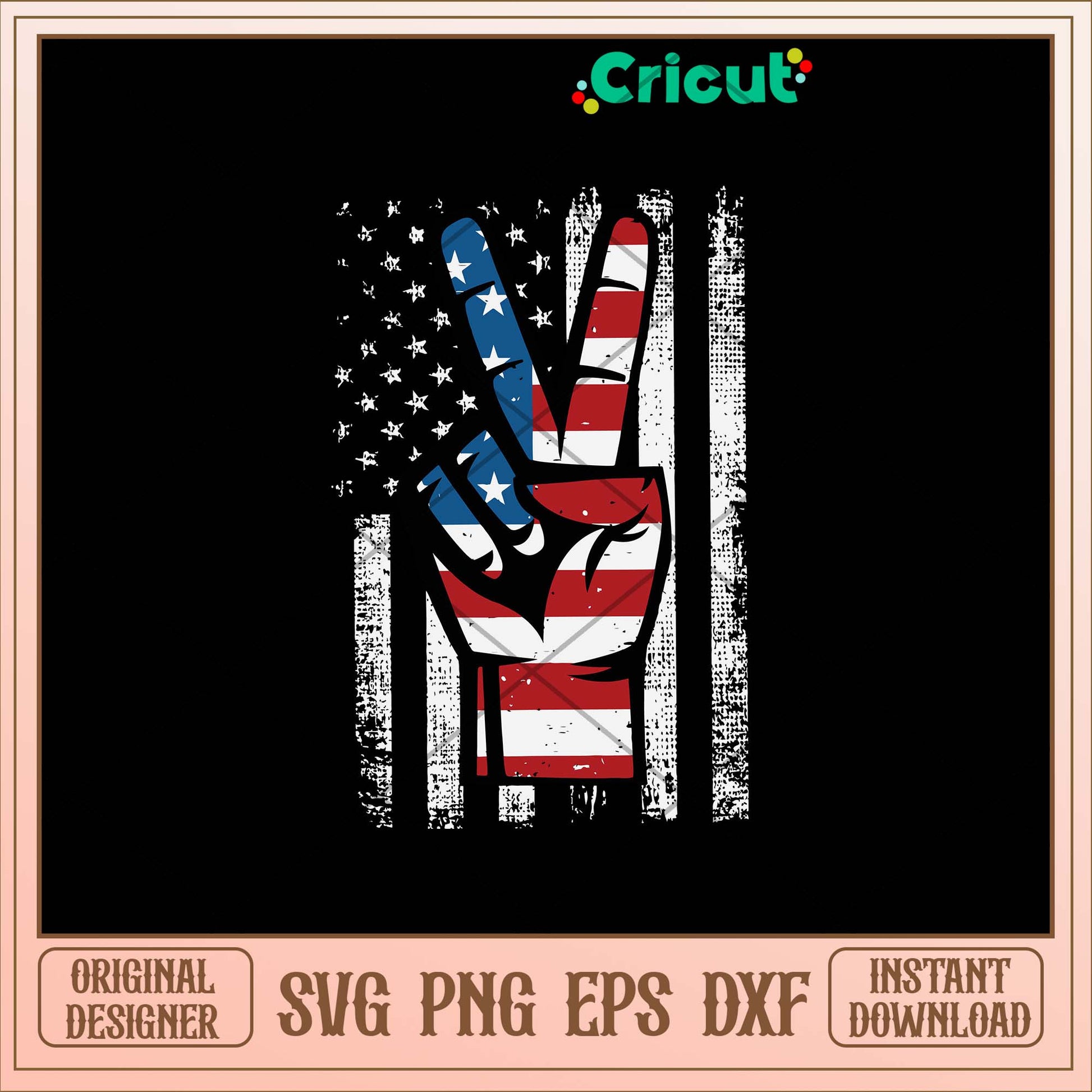 Peace Sign Hand Flag Svg, Png Dxf Eps File-Svgfilesforcricut – svg ...