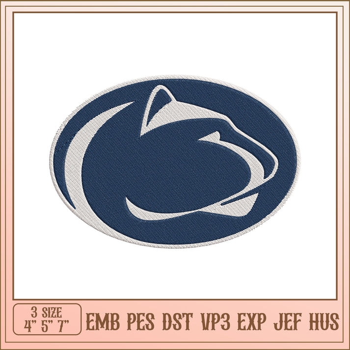 Penn State Nittany Lion Embroidery Design – svg files for cricut