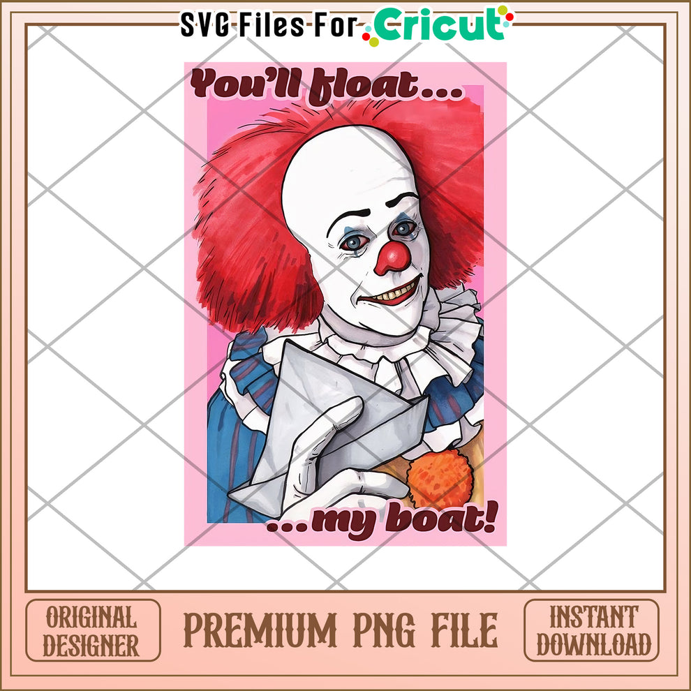 Pennywise PNG Sublimation Design Instant Download – svg files for cricut