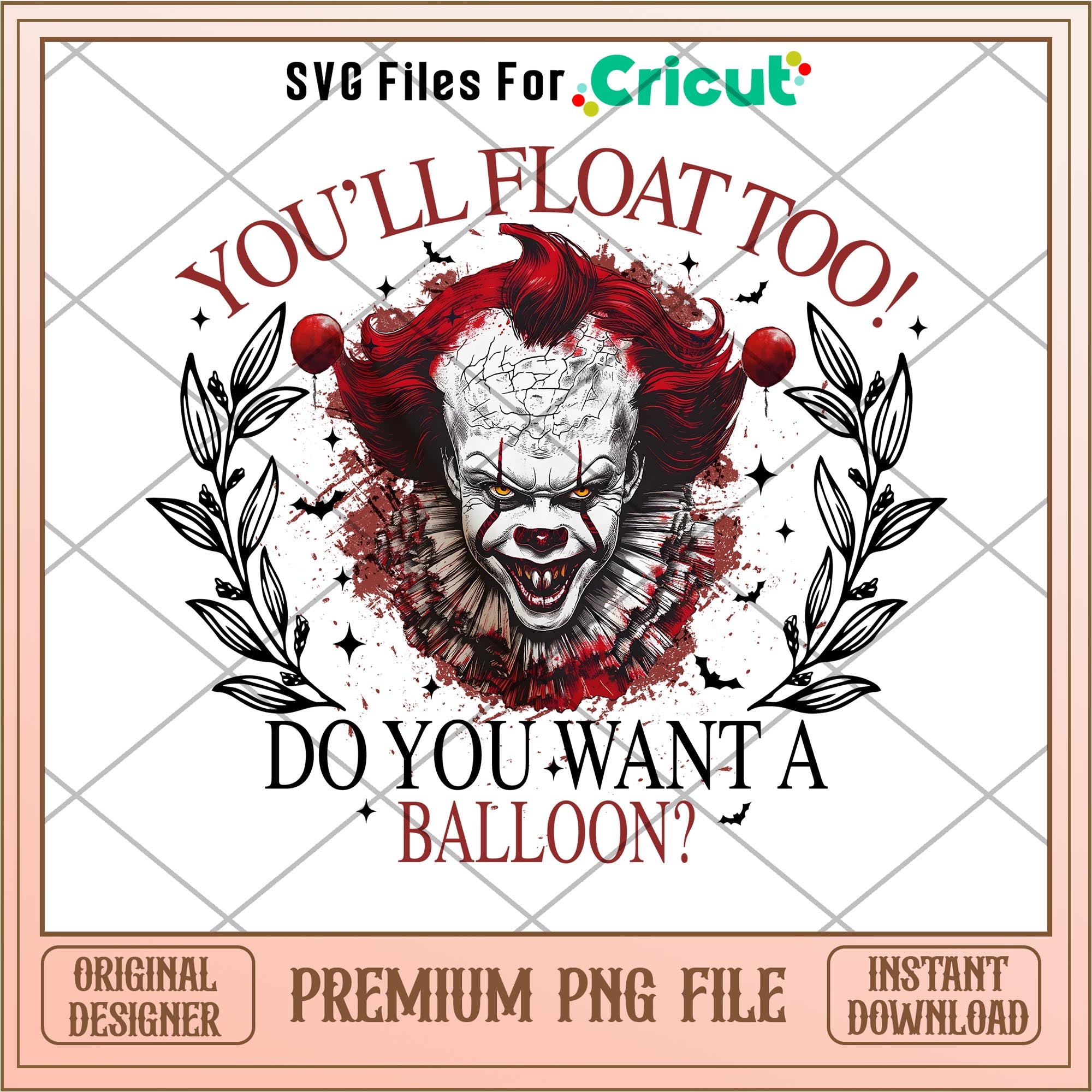 Pennywise You Will Float Too Do You Wan png, Horror characters png, di ...