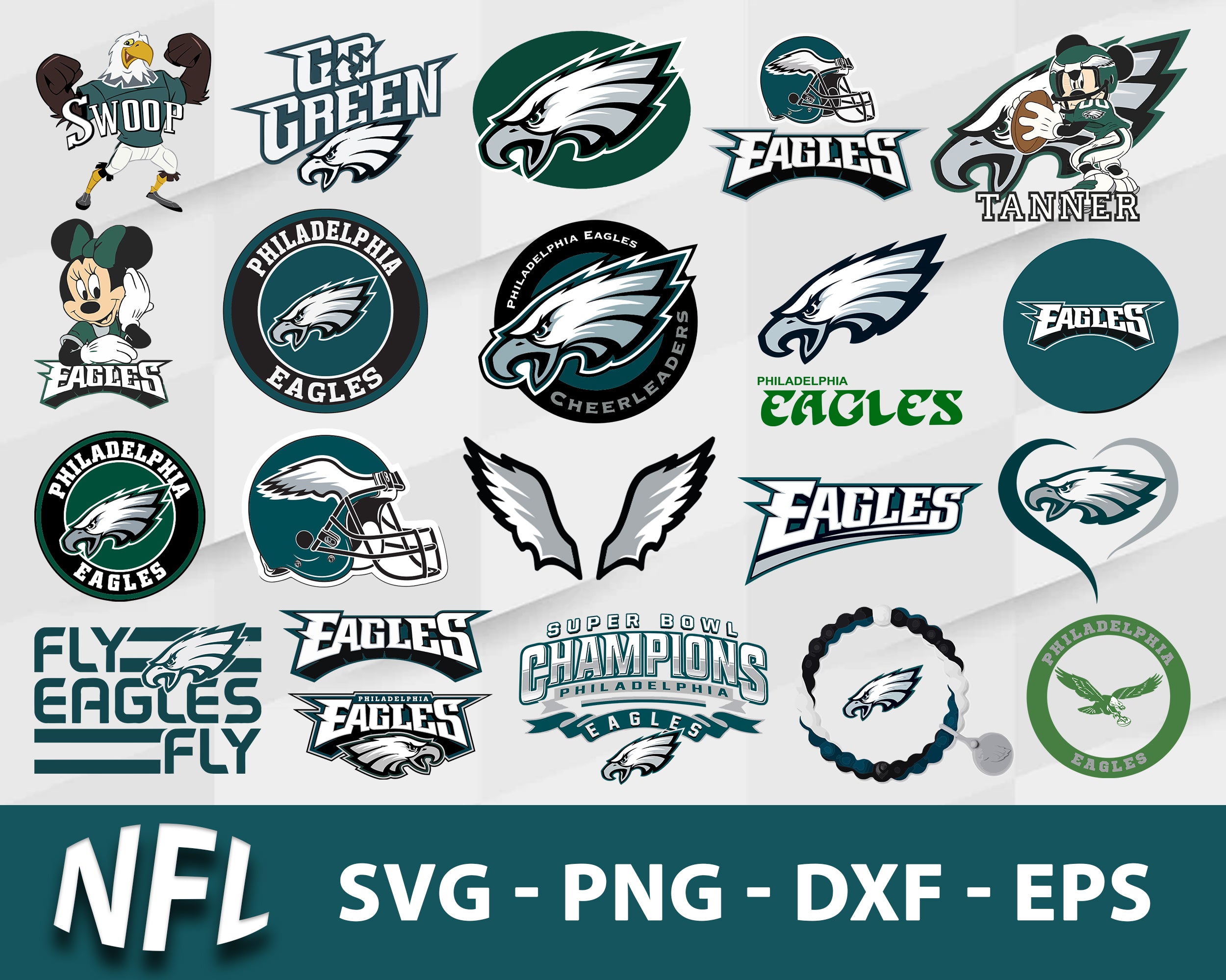 Philadelphia eagles nfl bundle svg, philadelphia eagles football svg ...