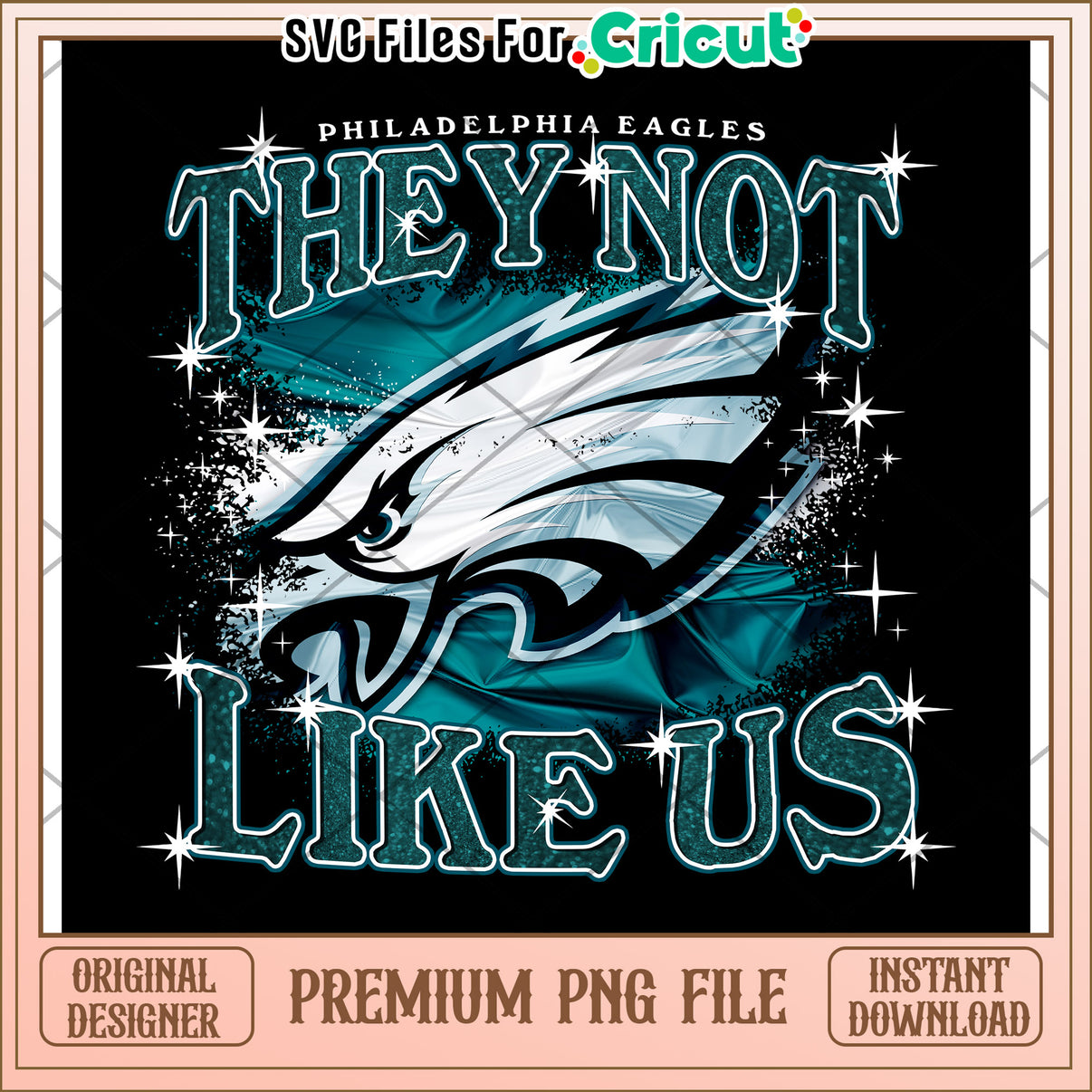 Philadelphia Eagles Design for Cricut, Premium Instant Download PNG ...