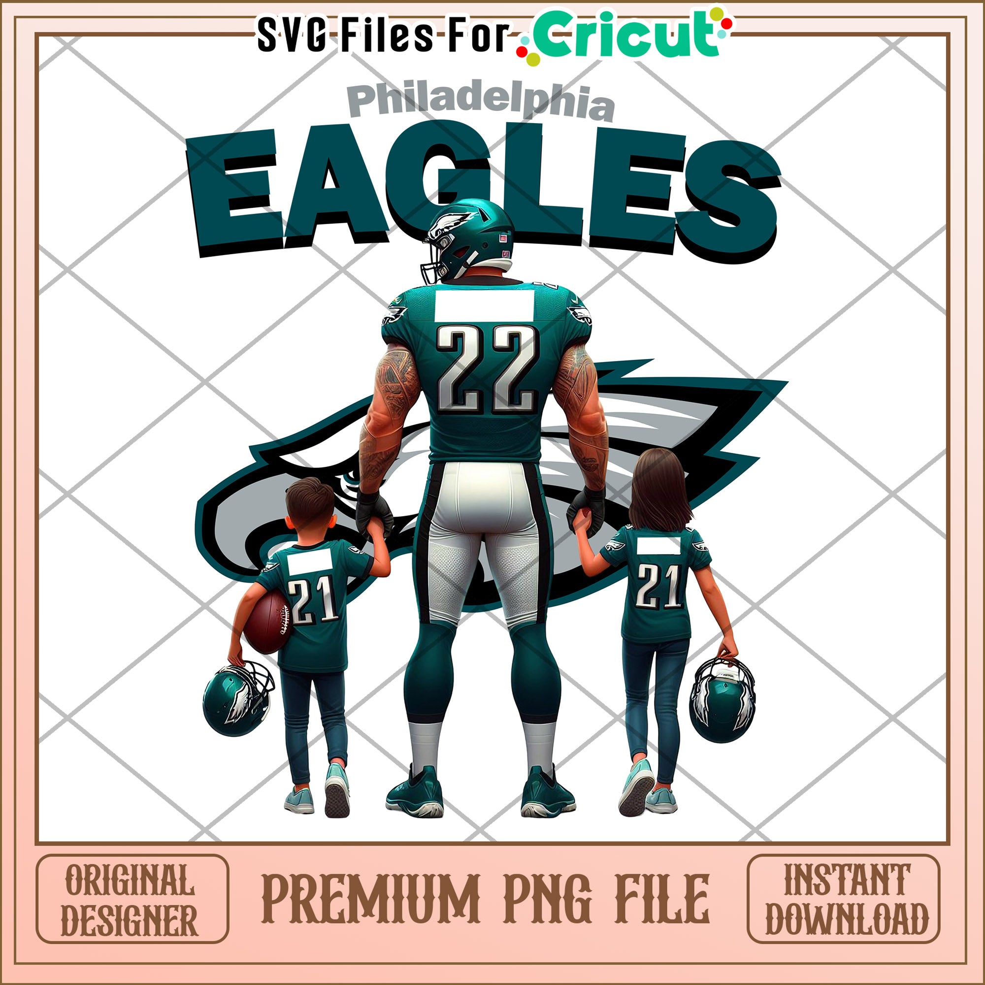 Philadelphia Eagles Family PNG File, Perfect for Cricut Projects – svg ...