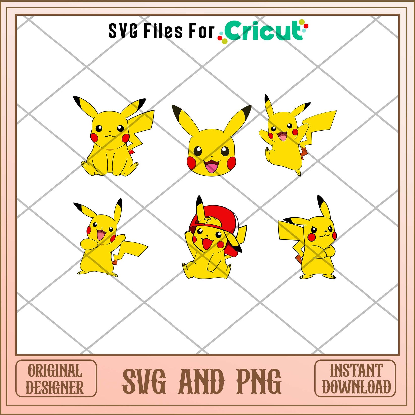 Pokemon Pikachu cute svg, Pikachu svg bundle - Svgfileforcricut – svg ...