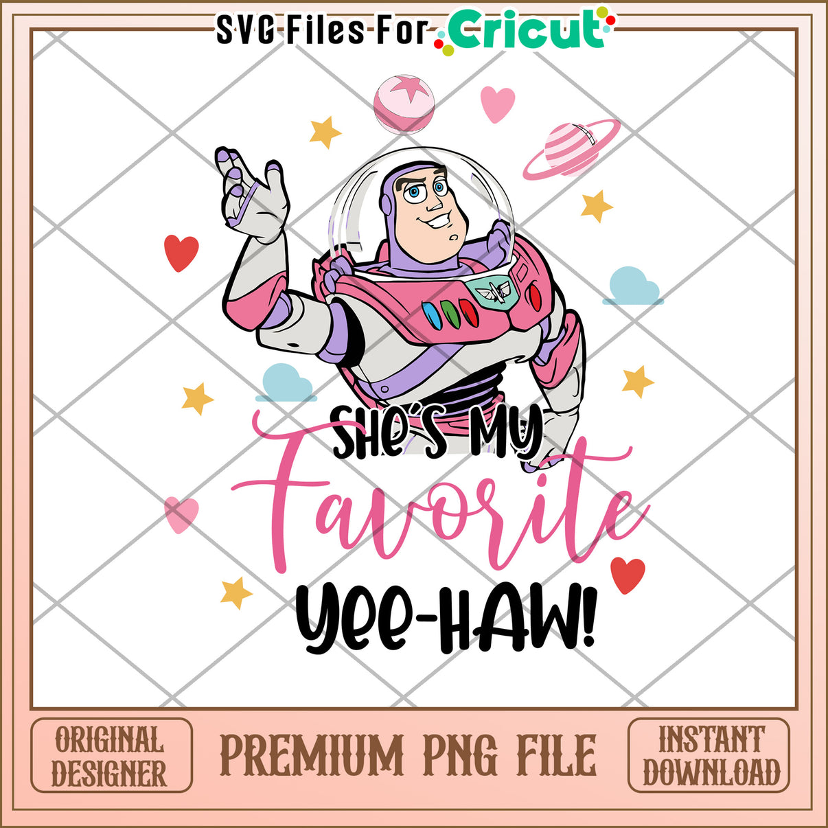 Pink Buzz Lightyear PNG Cricut File – svg files for cricut