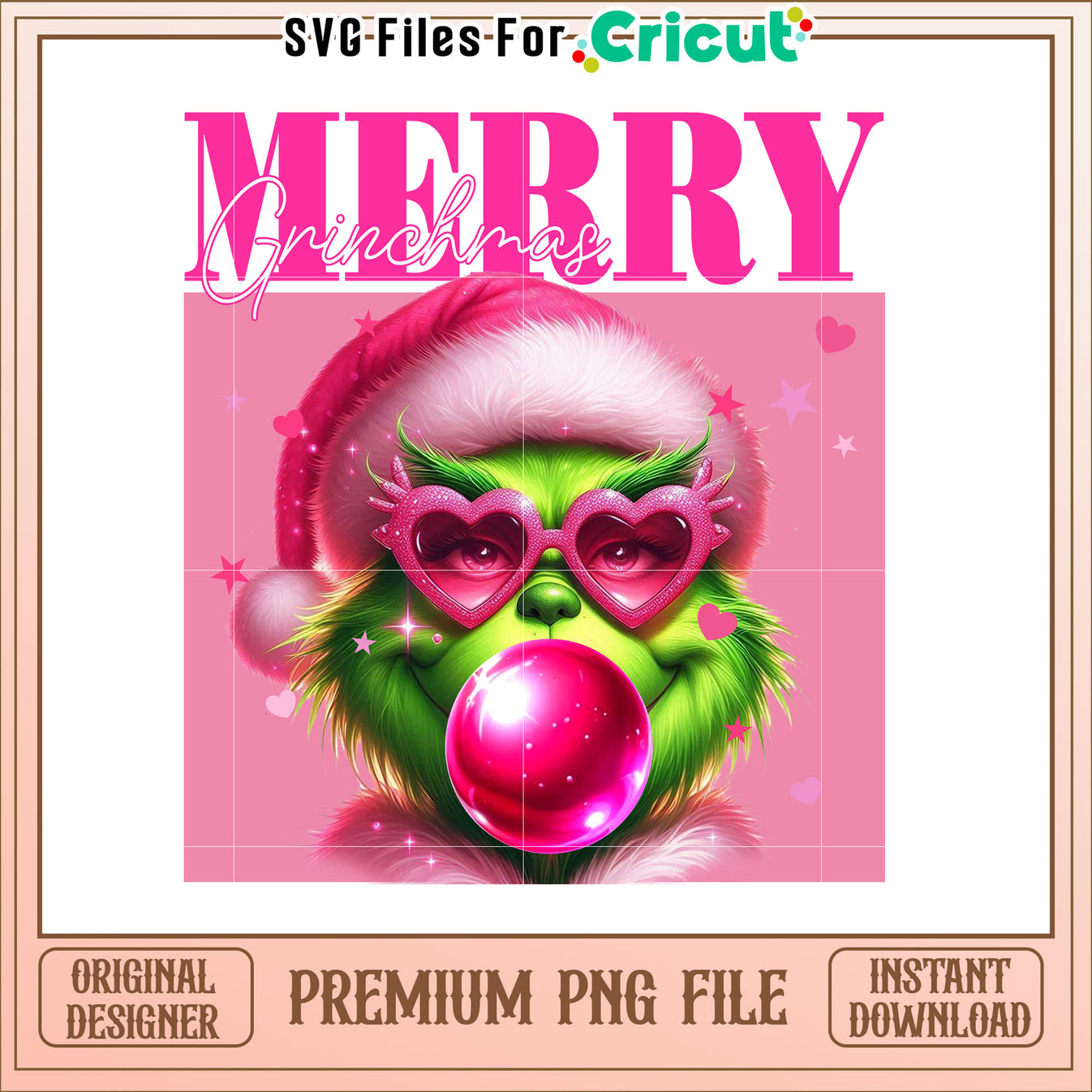 Pink Grinchmas PNG Image Download – svg files for cricut