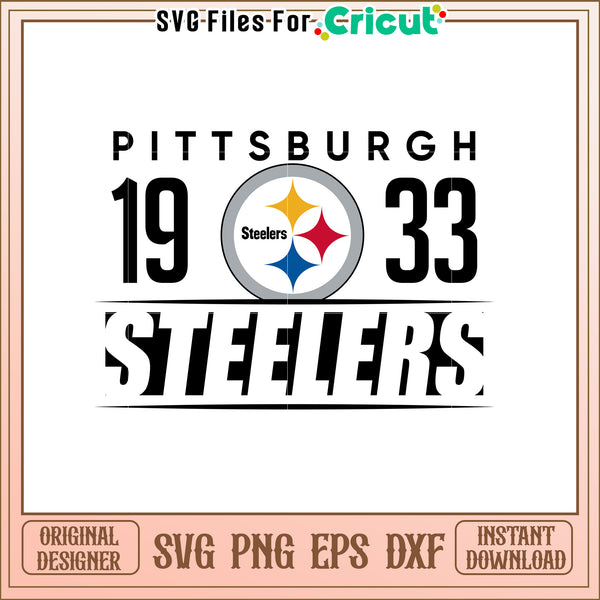 Pittsburgh Steelers SVG Design for Creative Projects – svg files for cricut