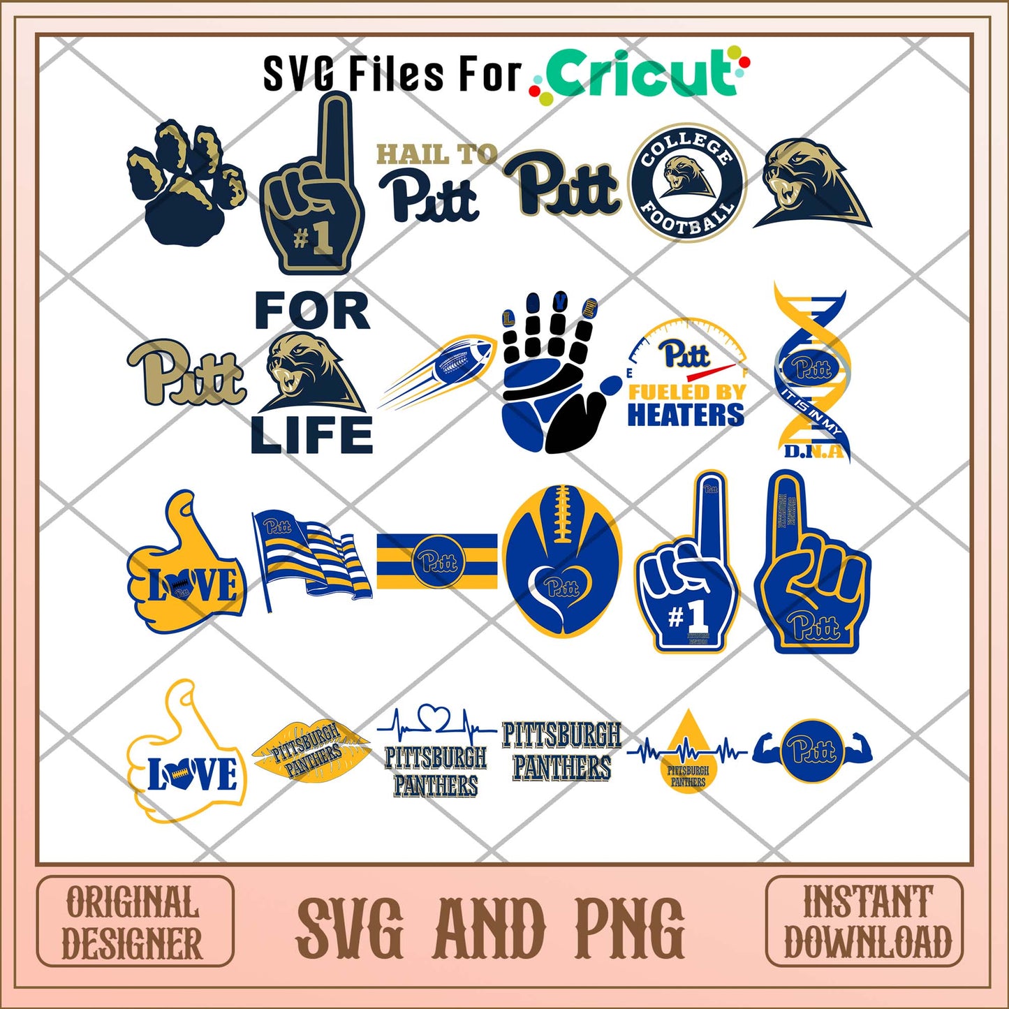 Pitts panthers svg, Pitts panthers svg bundle, NCAA svg – svg files for ...