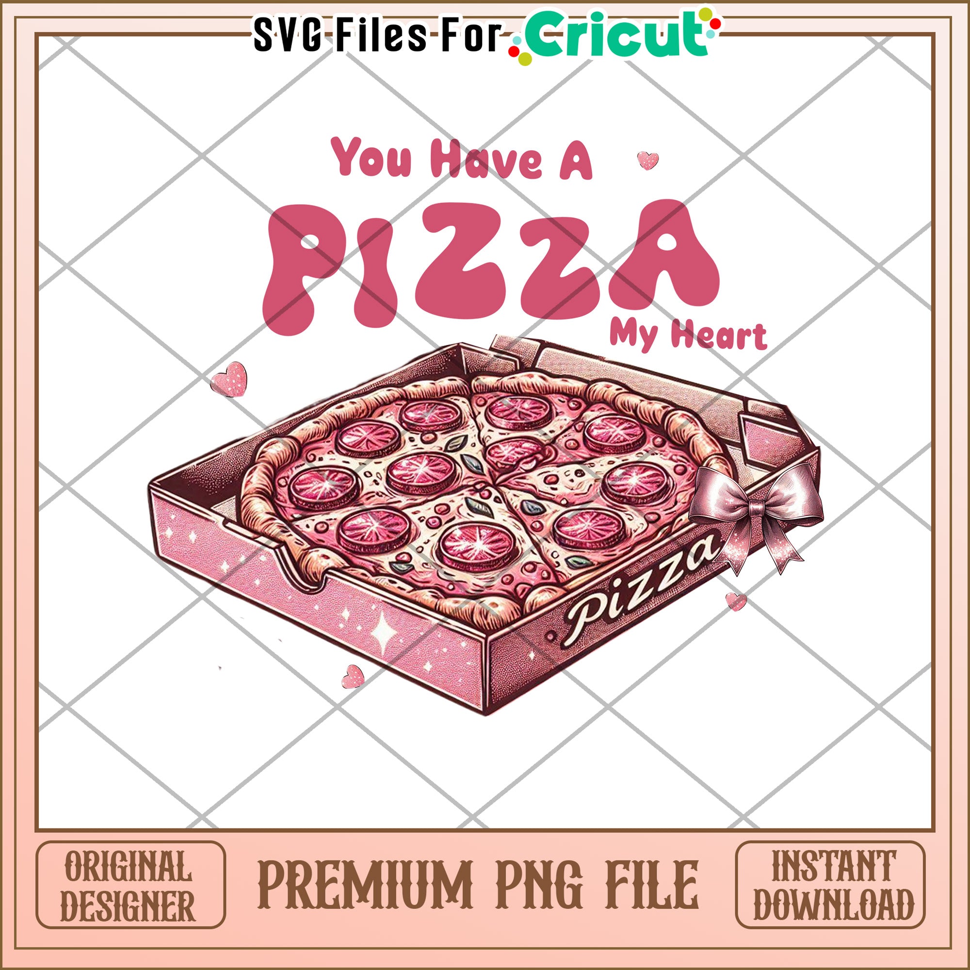 Pizza My Heart PNG Design Download – svg files for cricut