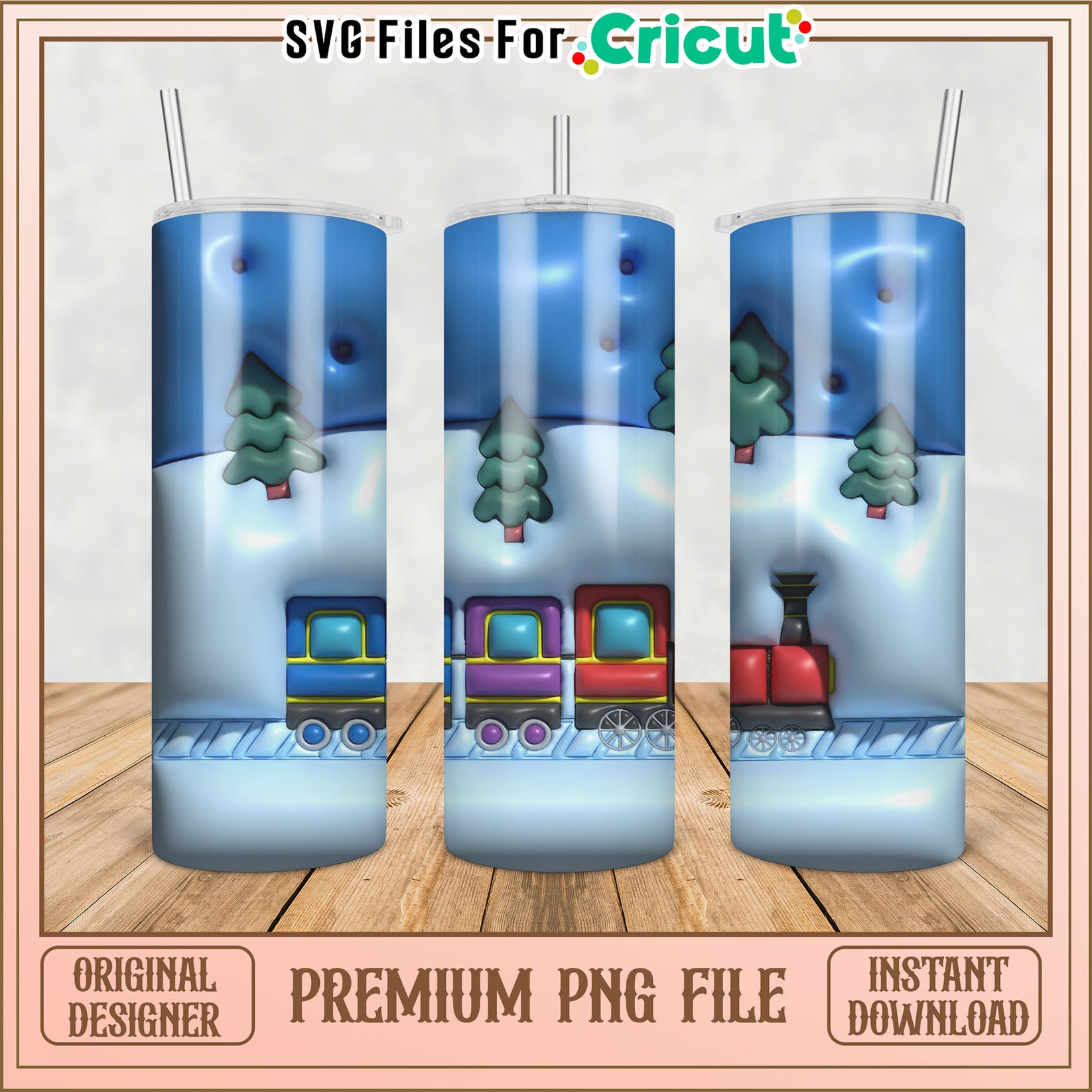 Polar Express Train PNG Sublimation – svg files for cricut