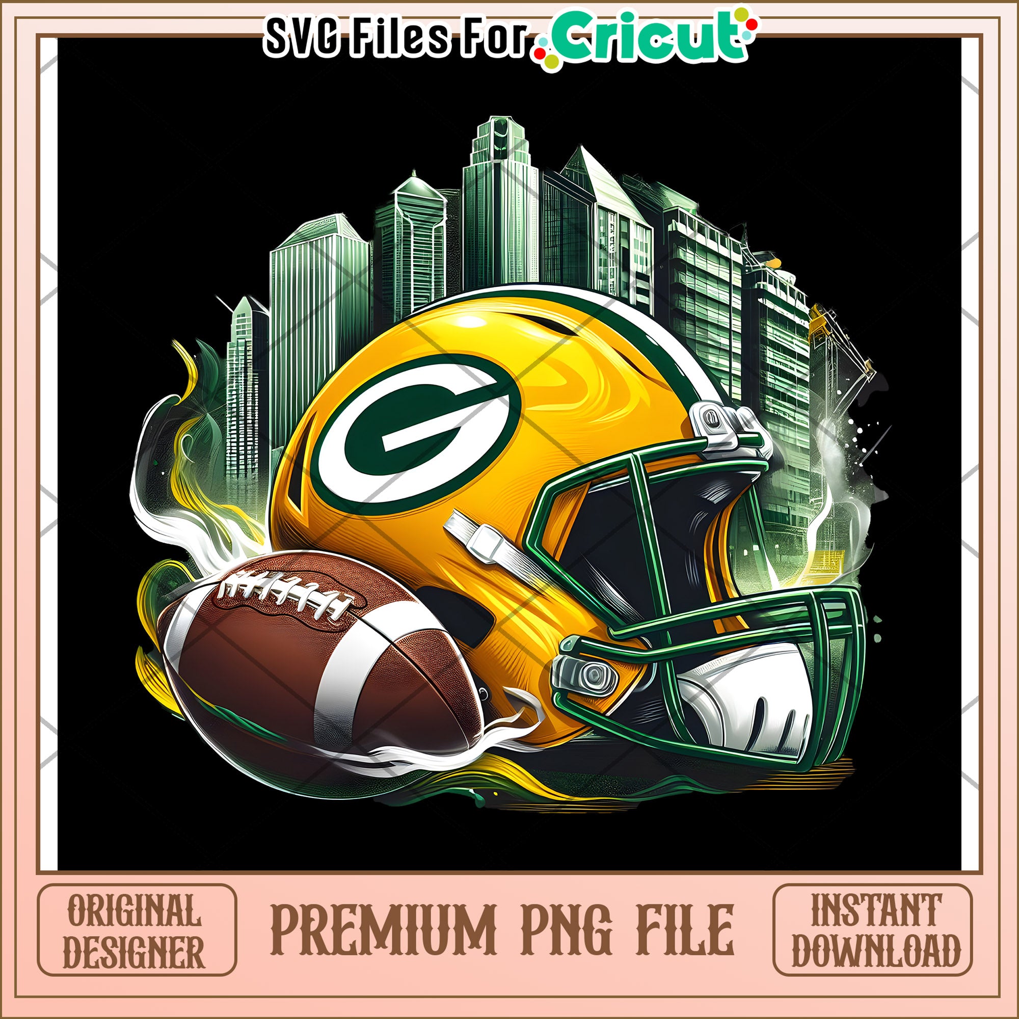 Premium Green Bay Packers Football Helmet PNG, Perfect for Projects ...