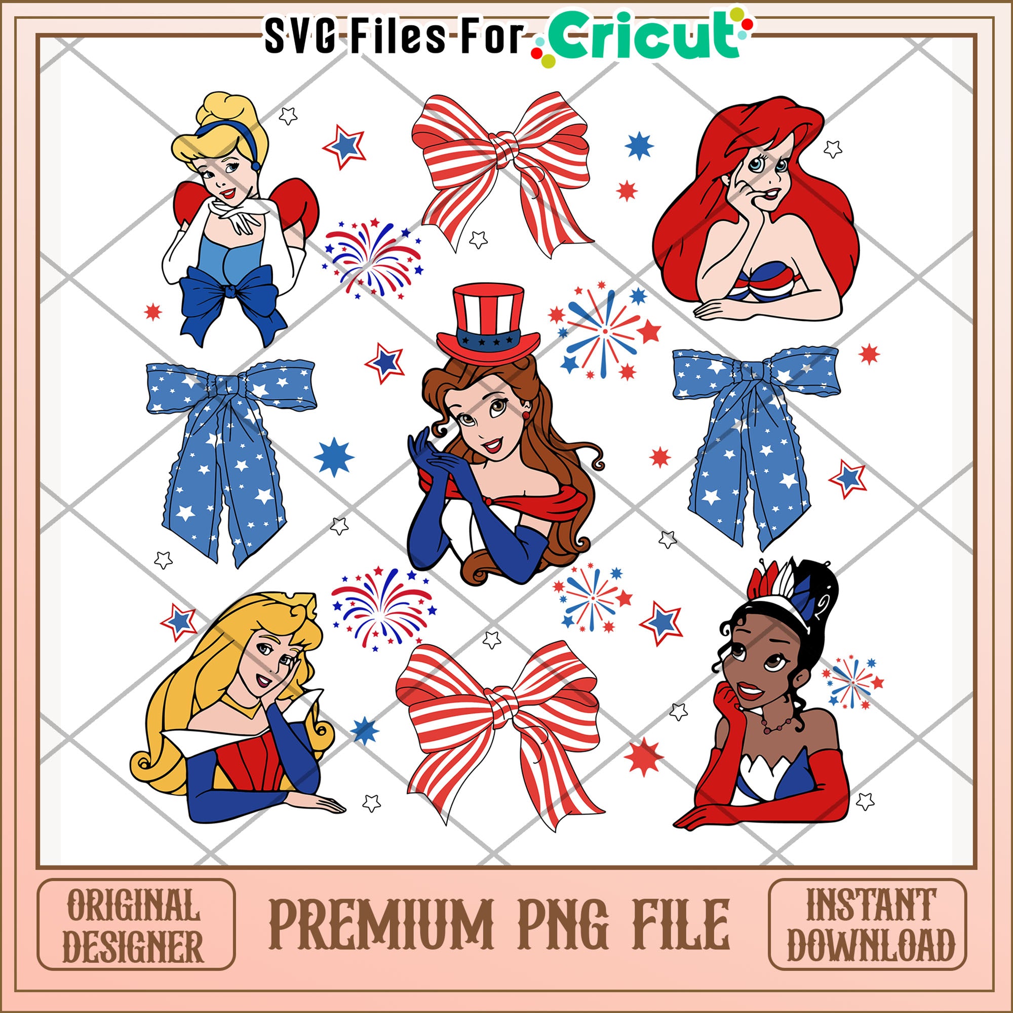 Princess 4th of july png, patriotic theme png, royal vibes png – svg ...