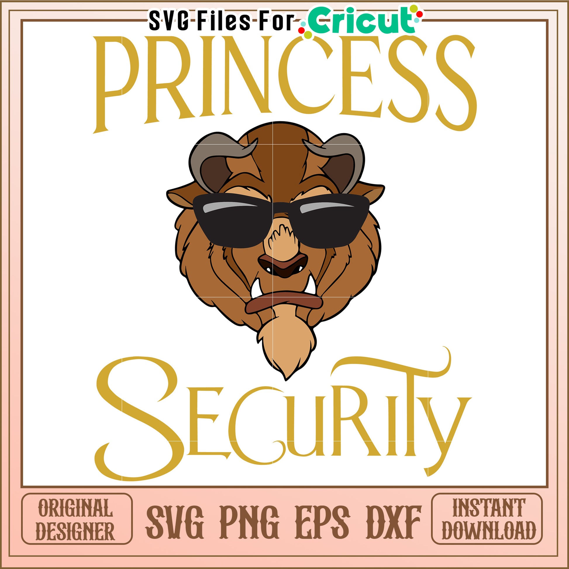 Princess Security SVG Cut File – svg files for cricut