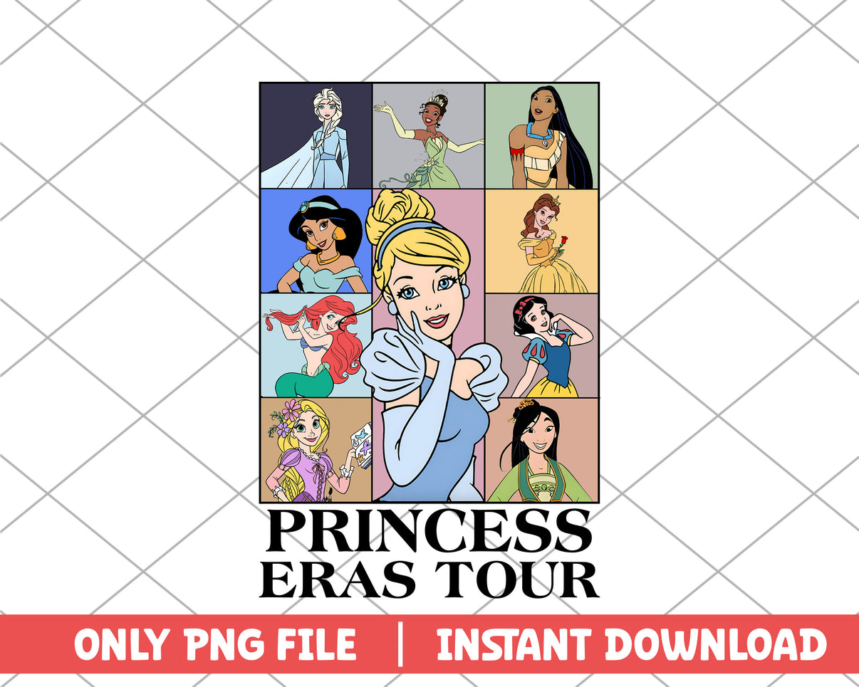 Princess eras tour disney princess disney png – svg files for cricut