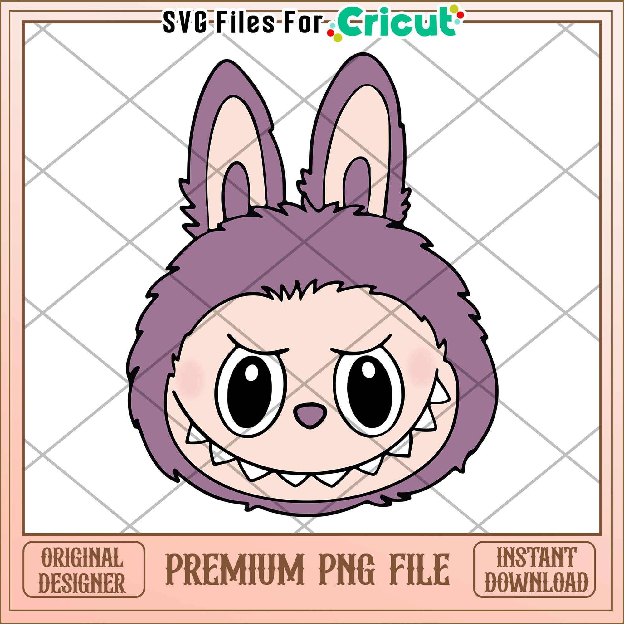 Purple labubu head png, labubu keychain png, independence doll png ...