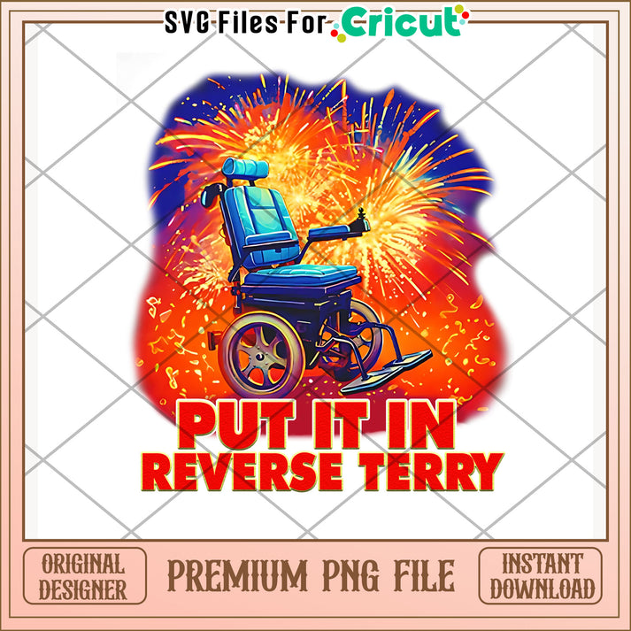 Put it in reverse terry png, bold phrase png, catchy slogan png – svg ...