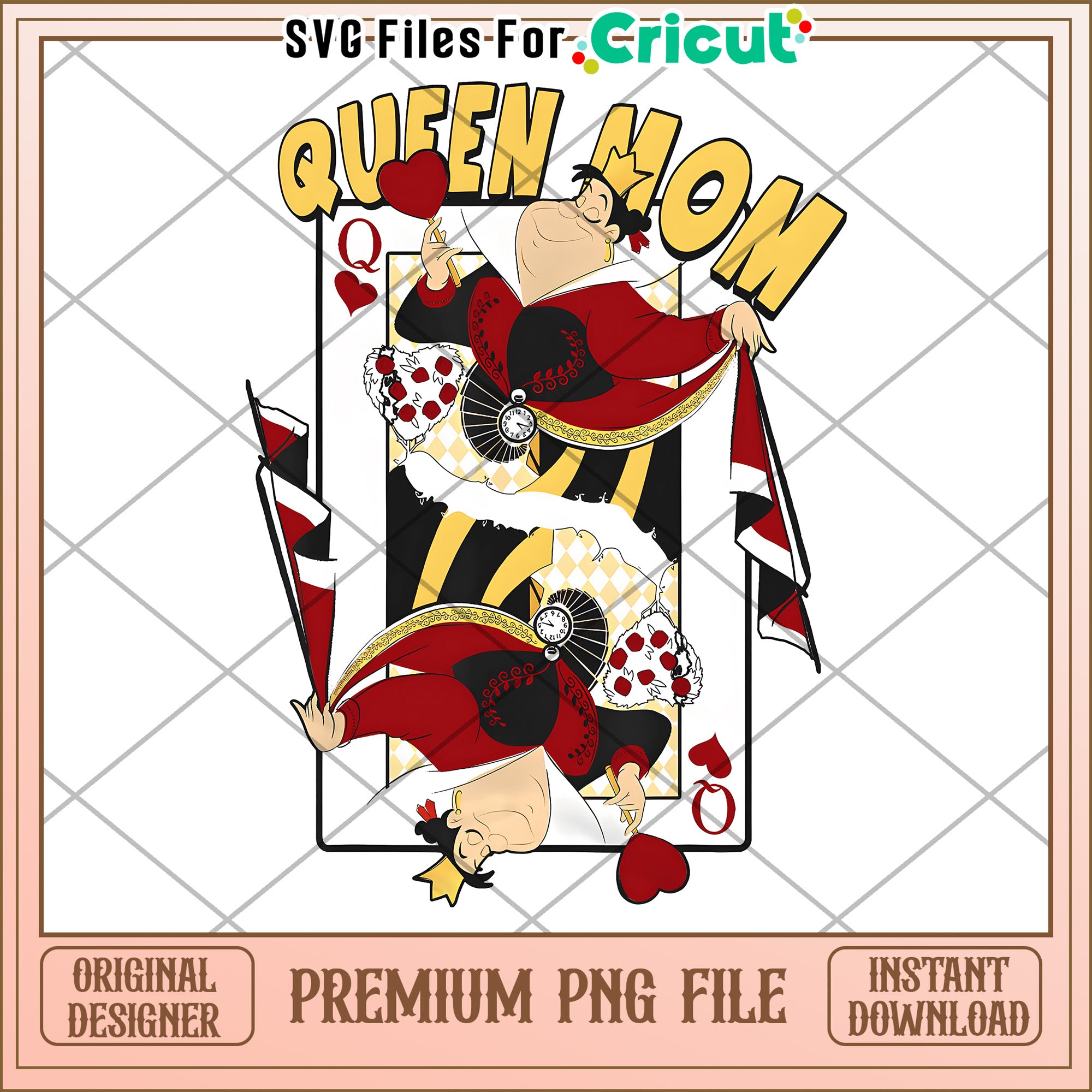 Queen Mom PNG Cricut File Instant Download – svg files for cricut