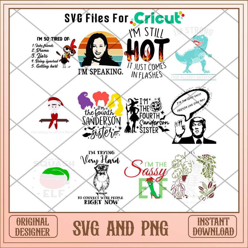 I am hot quotes svg bundle, Cute art svg bundle - Svgfileforcricut ...