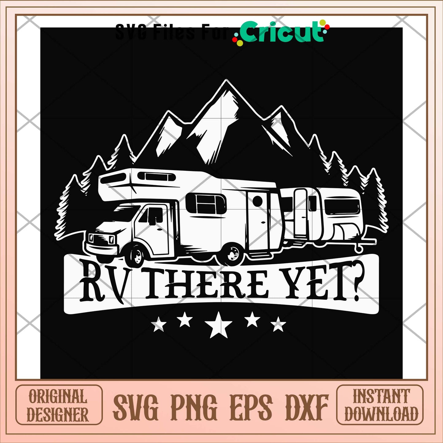 RV there yet camping mountain svg, camping svg, funny svg – svg files ...