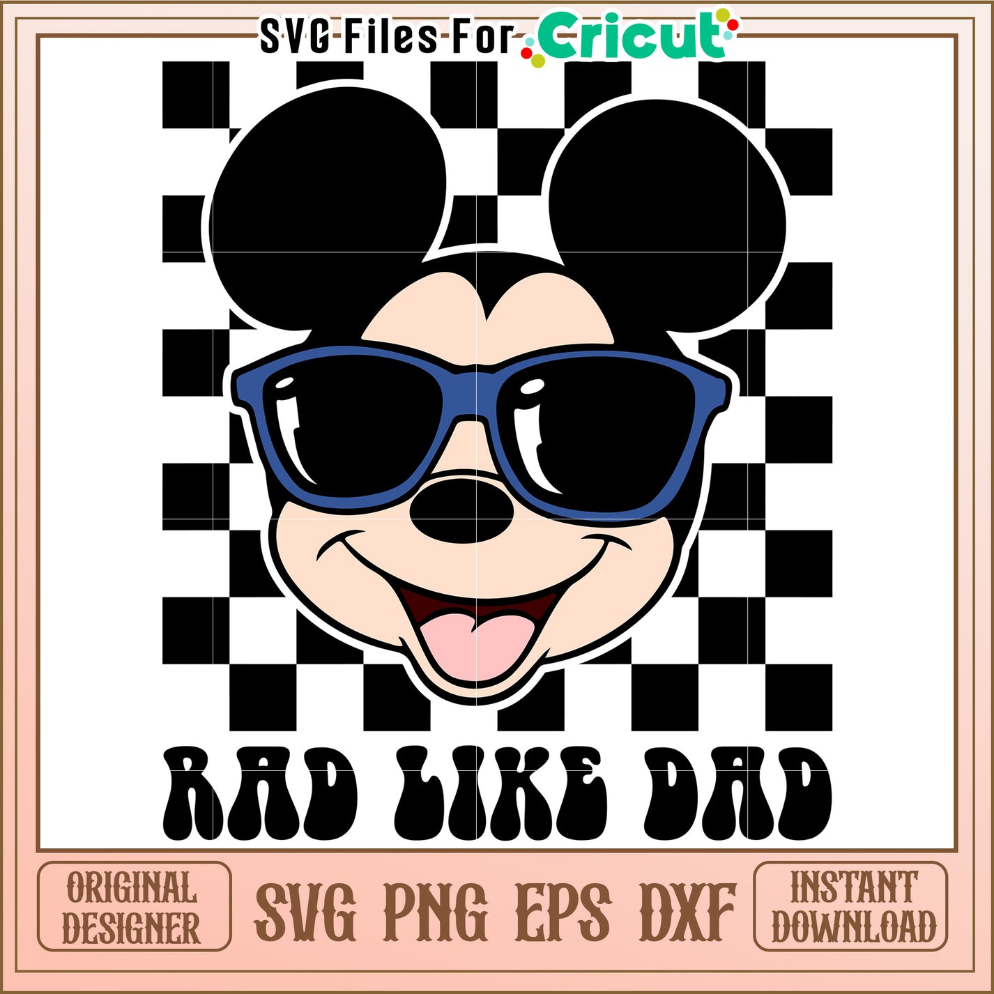 Rad Dad Mickey Mouse SVG Design – svg files for cricut