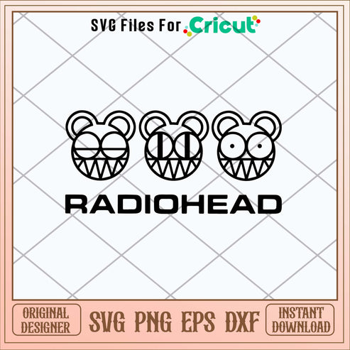 Radiohead Mouse Logo Svg, Radiohead Mouse Svg-Svgfilesforcricut – svg ...