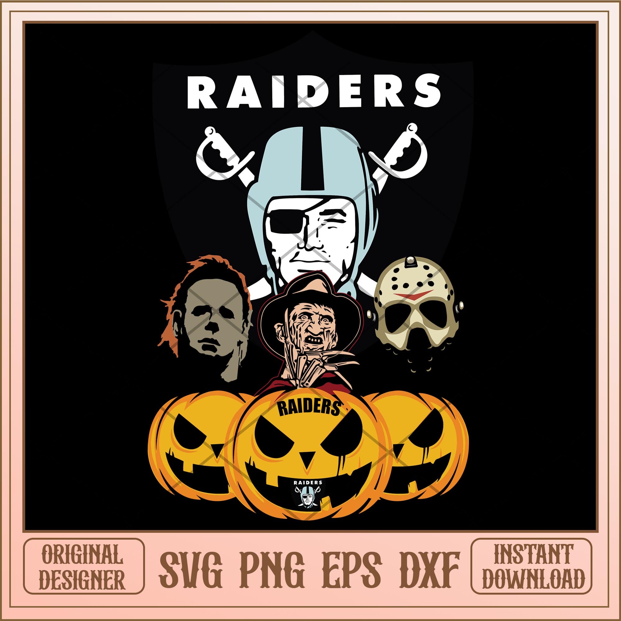 Raiders bundle Horror svg, Horror Movie Characters svg, digital downlo ...