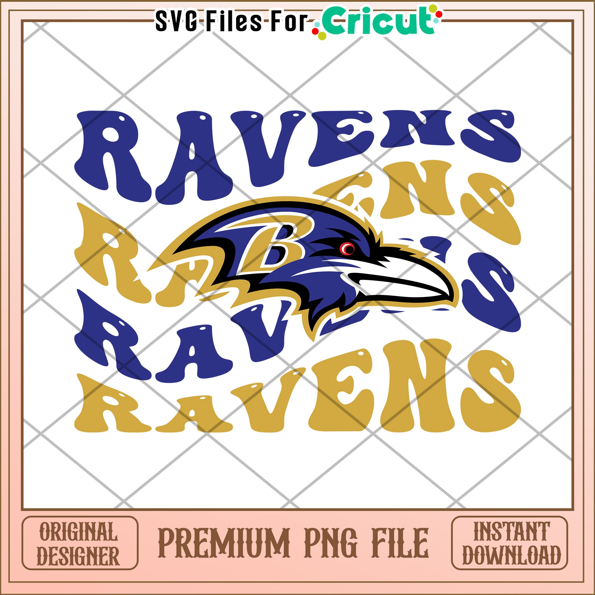 Ravens football team design for Cricut, premium PNG download file – svg ...