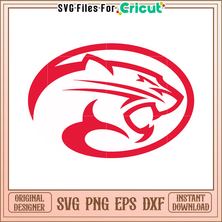 Red Panther Logo SVG File, Perfect for Cricut and Craft Projects – svg ...