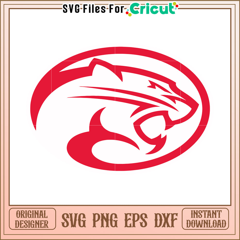 Red Panther Logo SVG File, Perfect for Cricut and Craft Projects – svg ...