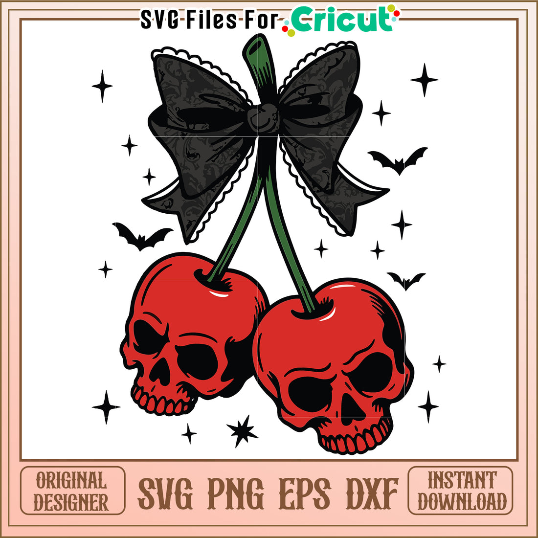 Red skull cherry svg, halloween movies svg, halloween toys svg – svg ...