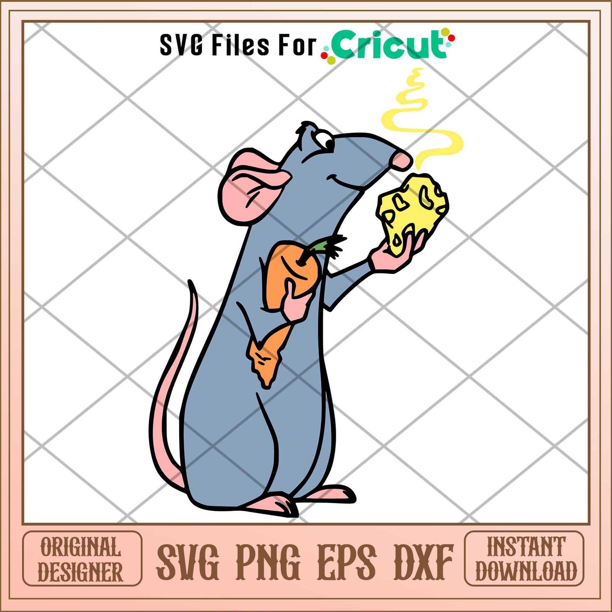 Remy mouse svg, Ratatouille svg, digital dowload – svg files for cricut