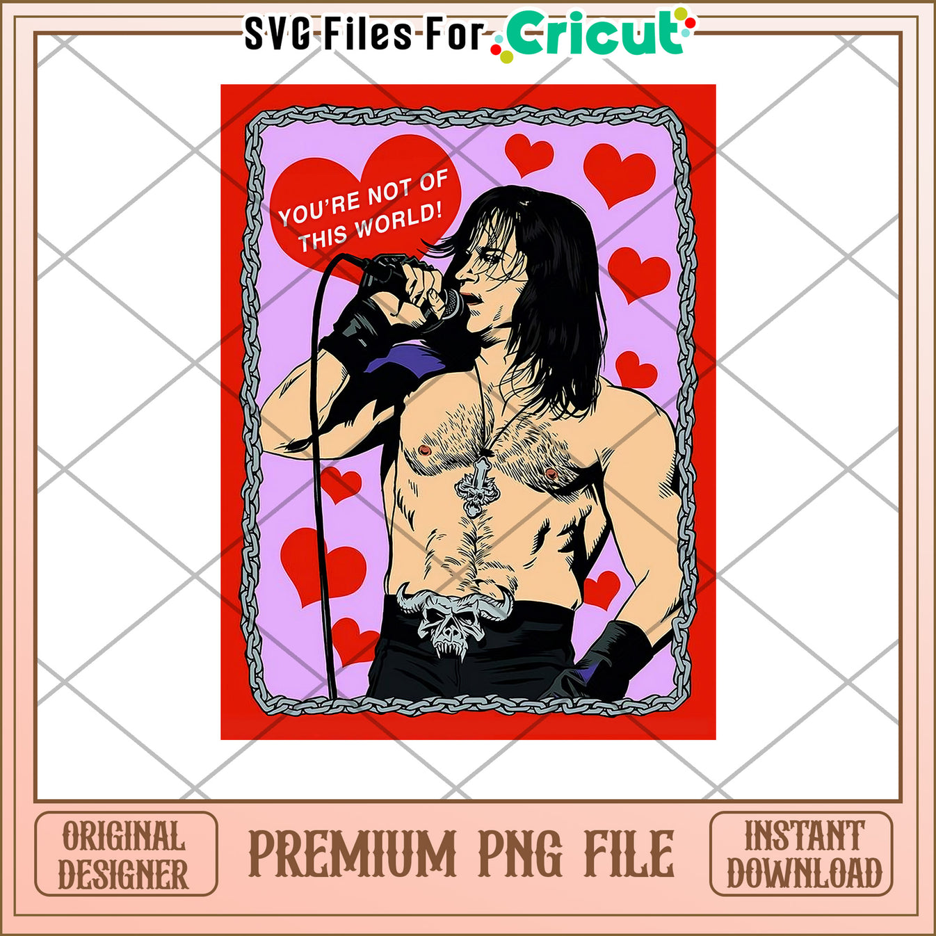 Rockstar Valentine PNG Cricut Design – svg files for cricut
