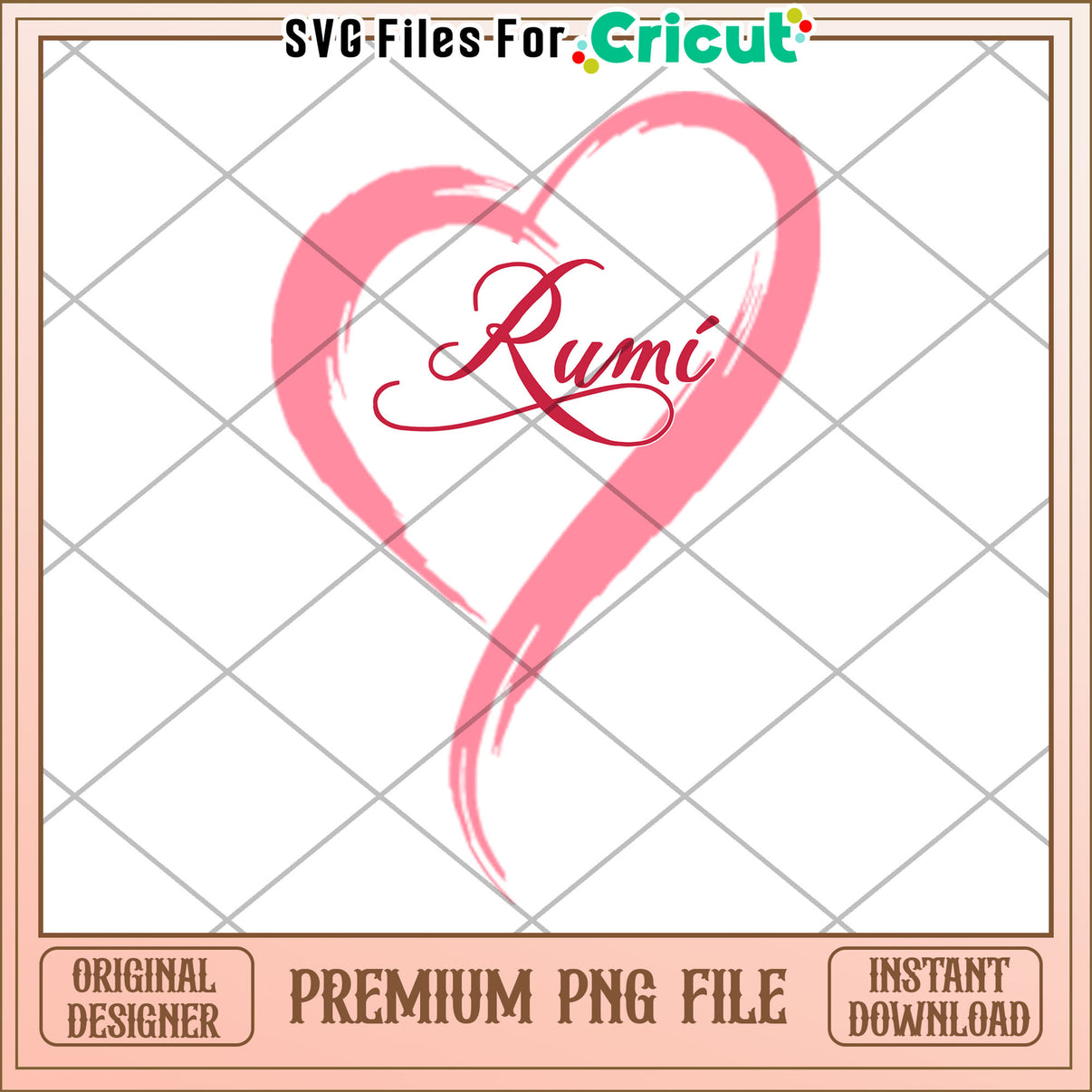 Rumi heart ouline png, kpop band png, huntrix tiger png – svg files for ...