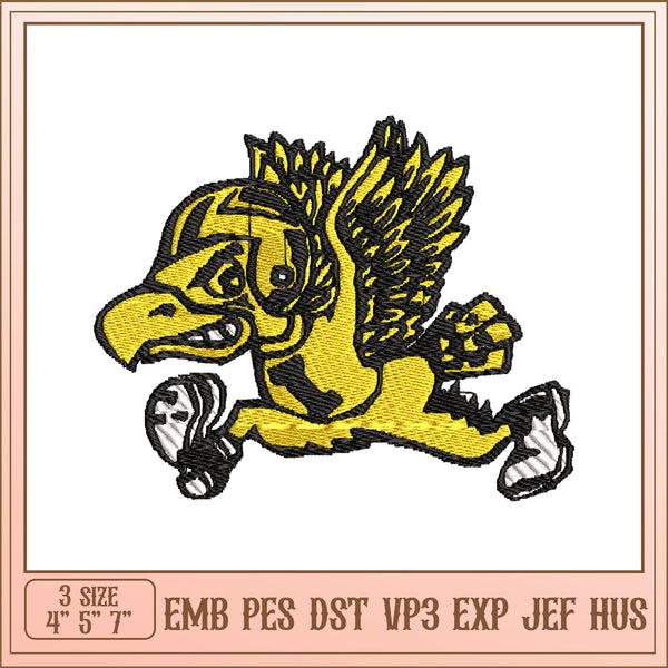 Running Eagle Embroidery Design – svg files for cricut