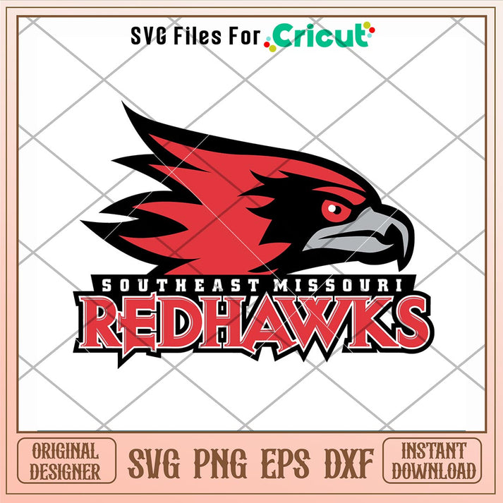 SE Missouri State Redhawks Logo Svg, SE Missouri State Redhawks Svg, N ...