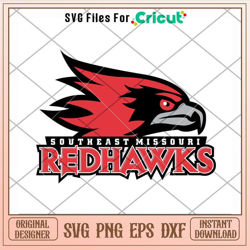 SE Missouri State Redhawks Logo Svg, SE Missouri State Redhawks Svg, N ...