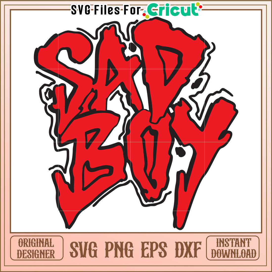 Sad boy svg, emotional aesthetic svg, moody streetwear design svg – svg ...